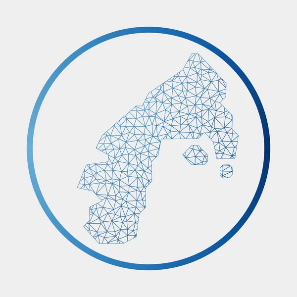 Water Island digital badge Dotted style map of Water Island in circle ...