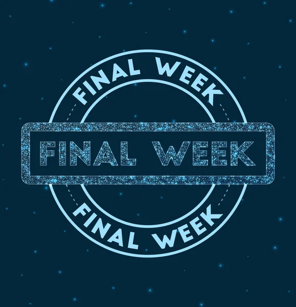 Final week word Vector Art Stock Images | Depositphotos