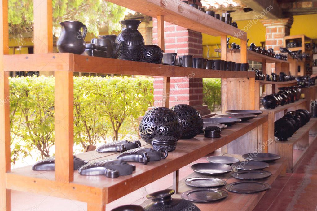 San Bartolo Coyotepec, Oaxaca / México - 21 / 7 / 2018: (Artesanía ...