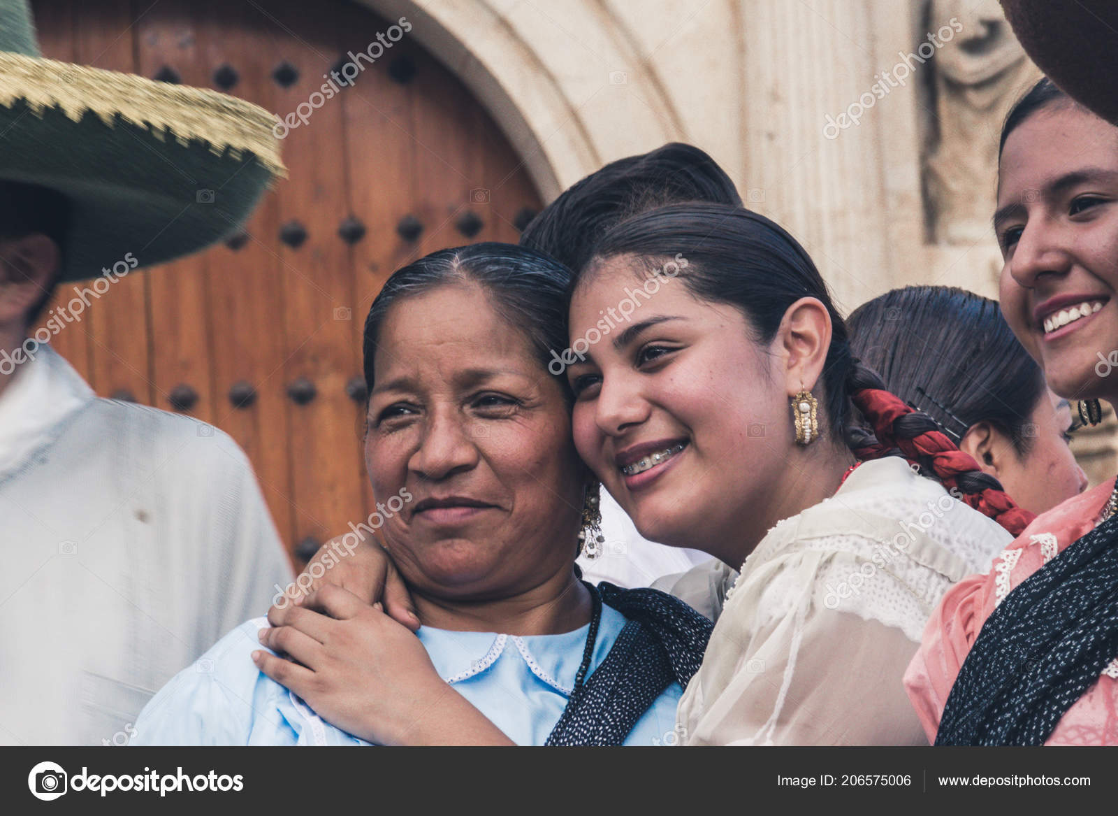 Oaxaca Oaxaca Mexico 2018 Indigenous People Celebrating Traditional ...