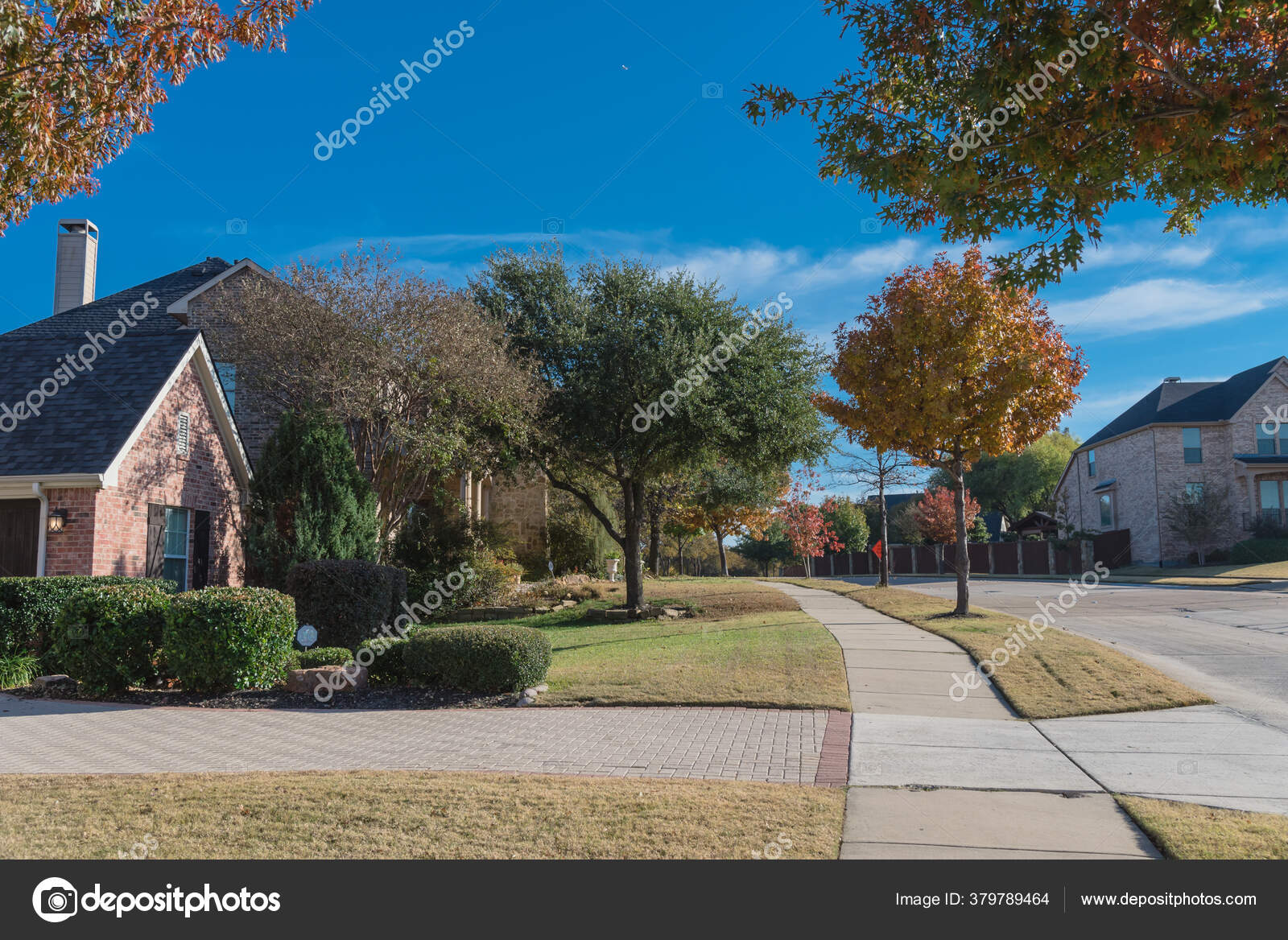 Suburban Street Sidewalk