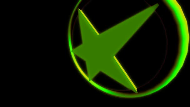 Abstract Fascinating Animation Star Movement — Stock Video © naline ...