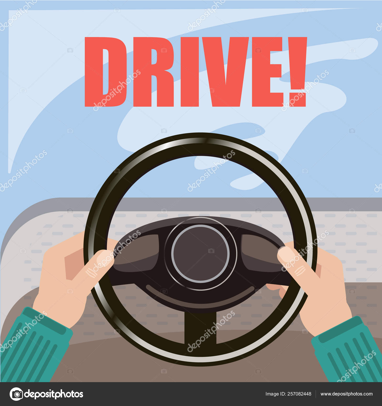 Drive To School Clipart