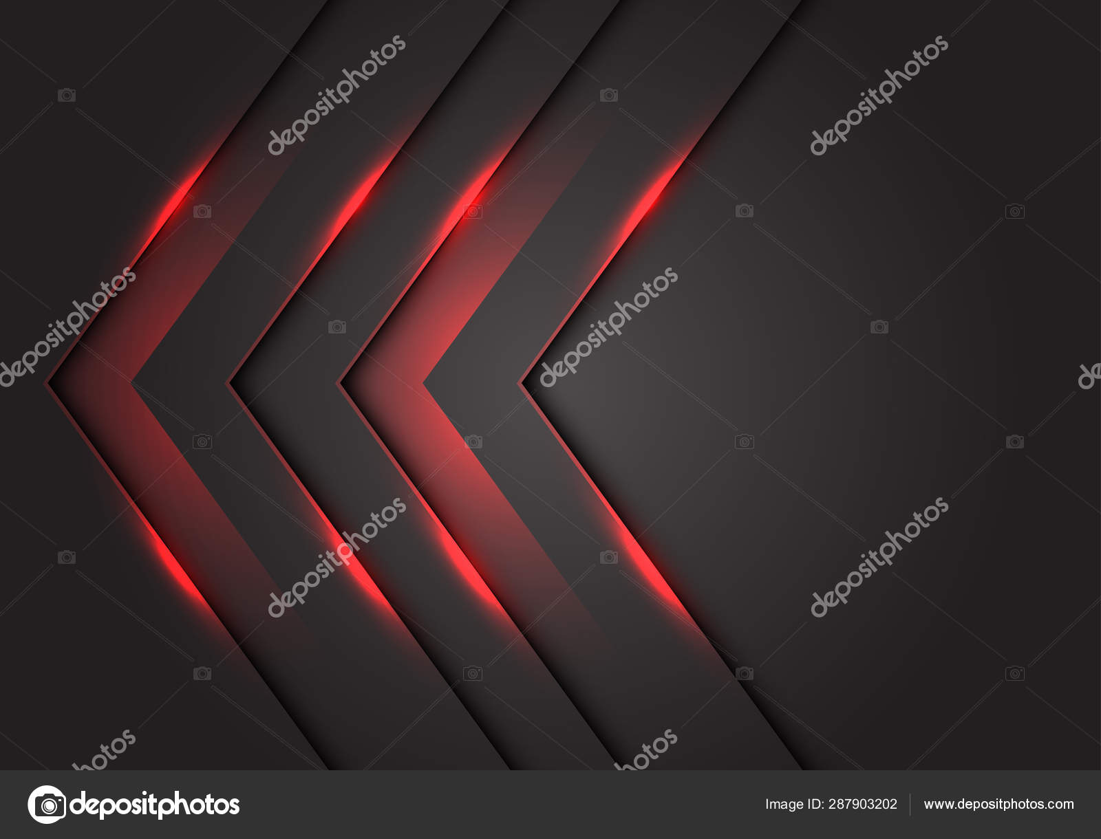 Dark Grey And Red Background