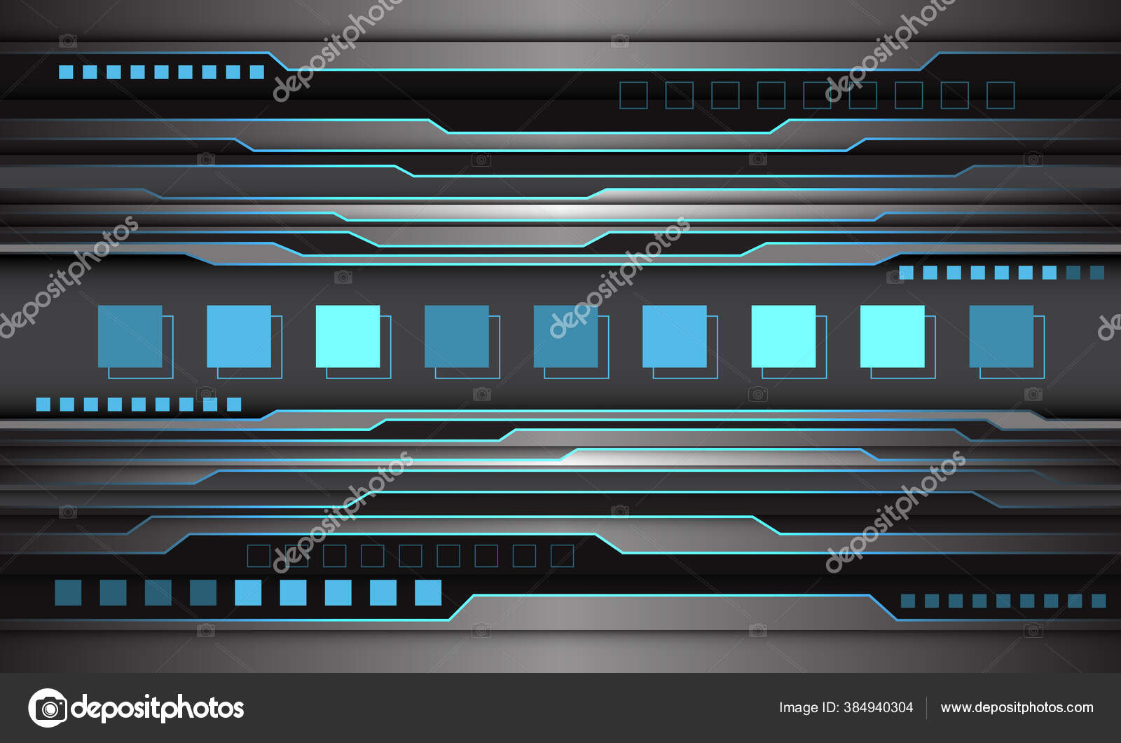 Abstract Grey Metallic Blue Digital Light Design Modern Futuristic ...