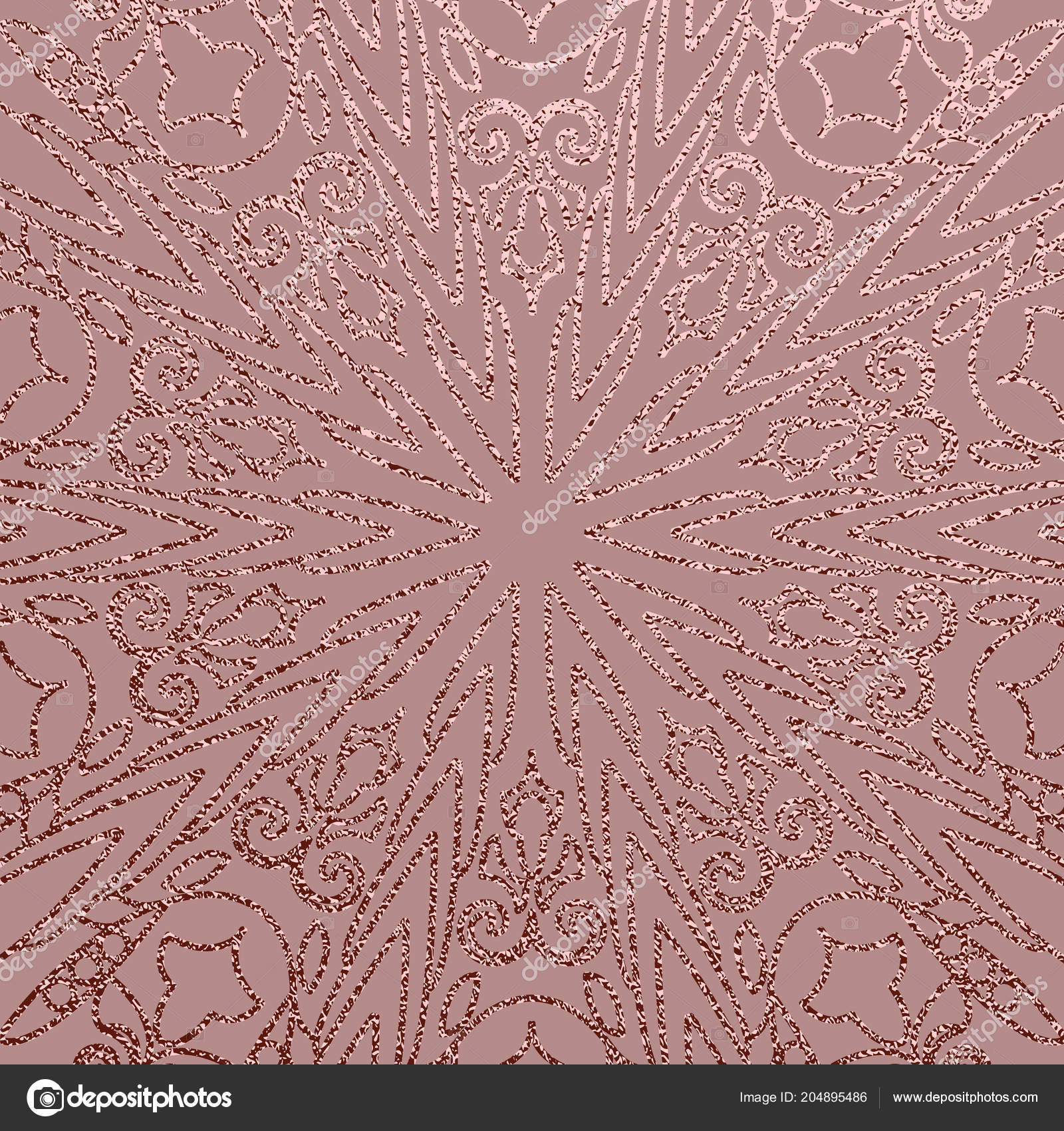 Gold Metallic Glossy Texture Rose Quartz Pattern Abstract Shiny ...