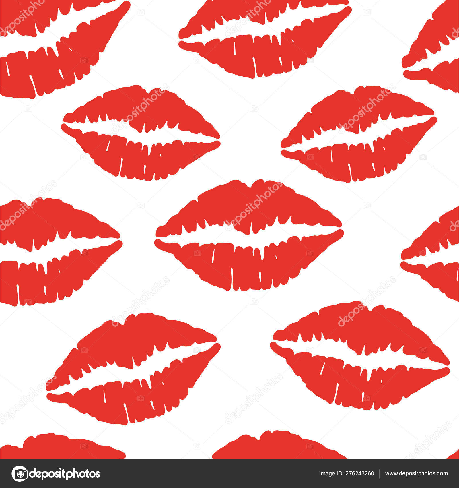 Lips seamless pattern. Stock Vector by ©ValeriyaDor 276243260