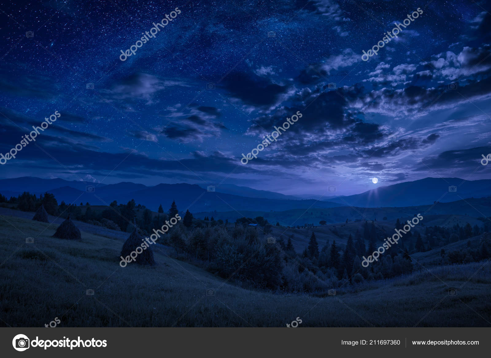 Moon Mountain Scenes