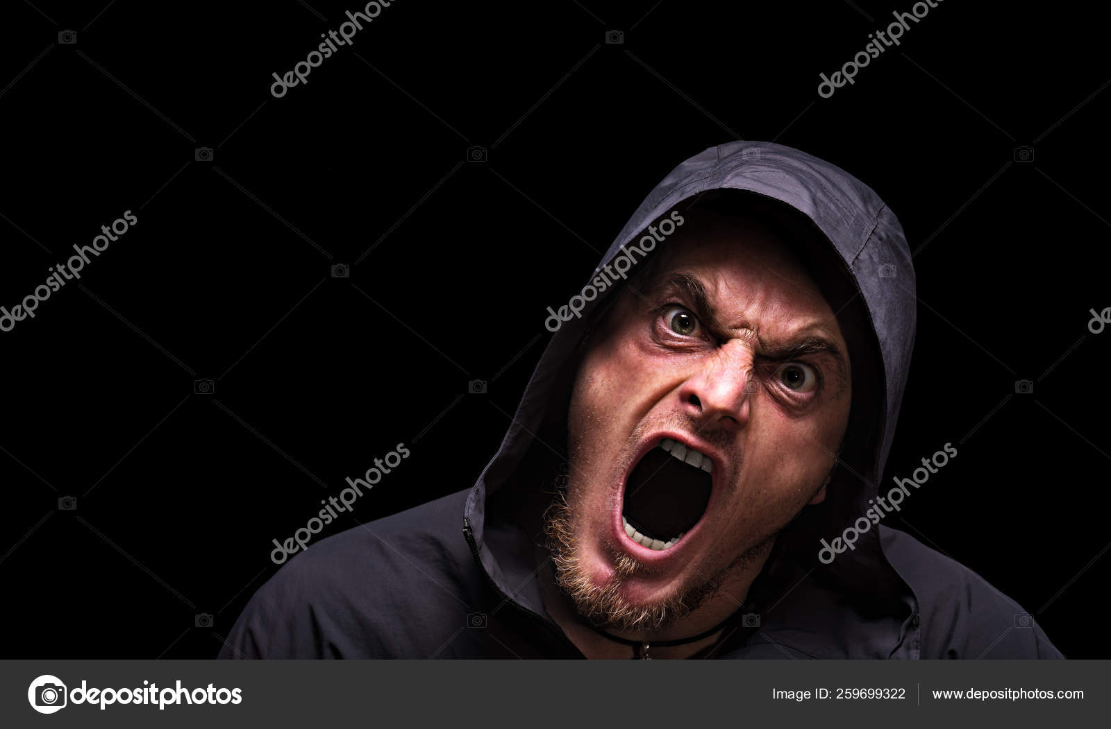 Angry scarry shouting man Stock Photo by ©vian1980 259699322
