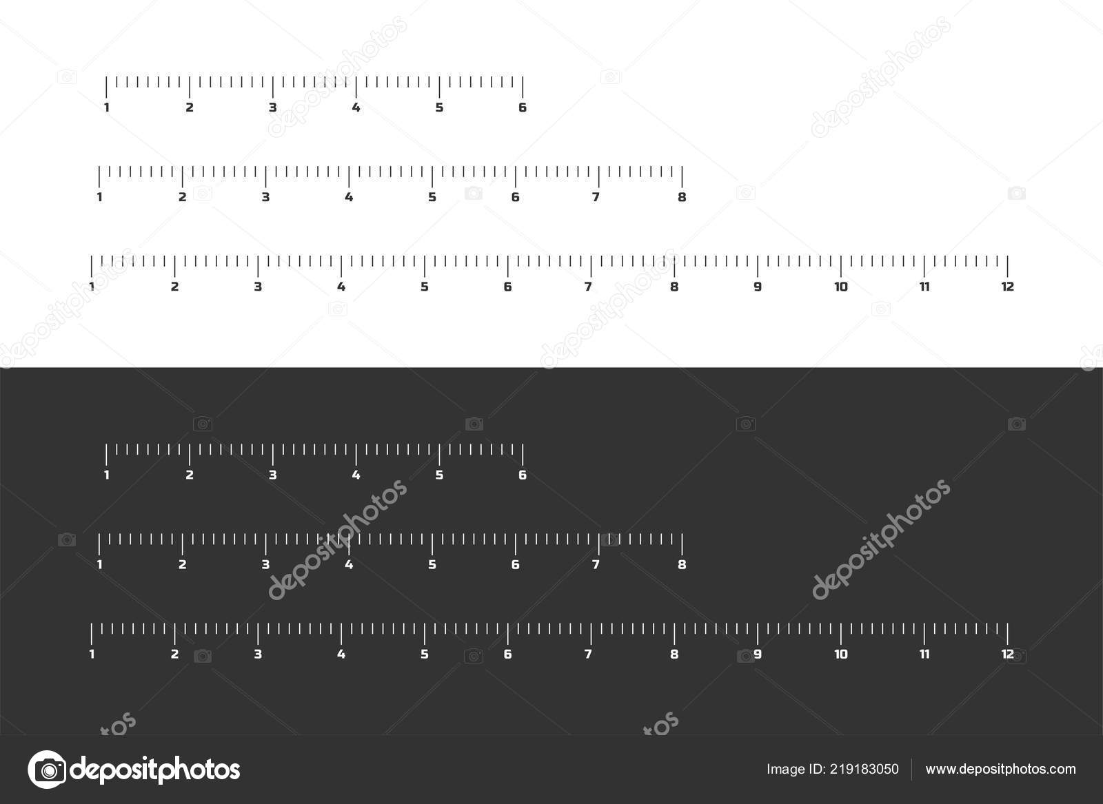 12 Inch Rulers Actual Size