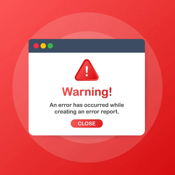 Waarschuwing pop up Vector Art Stock Images | Depositphotos