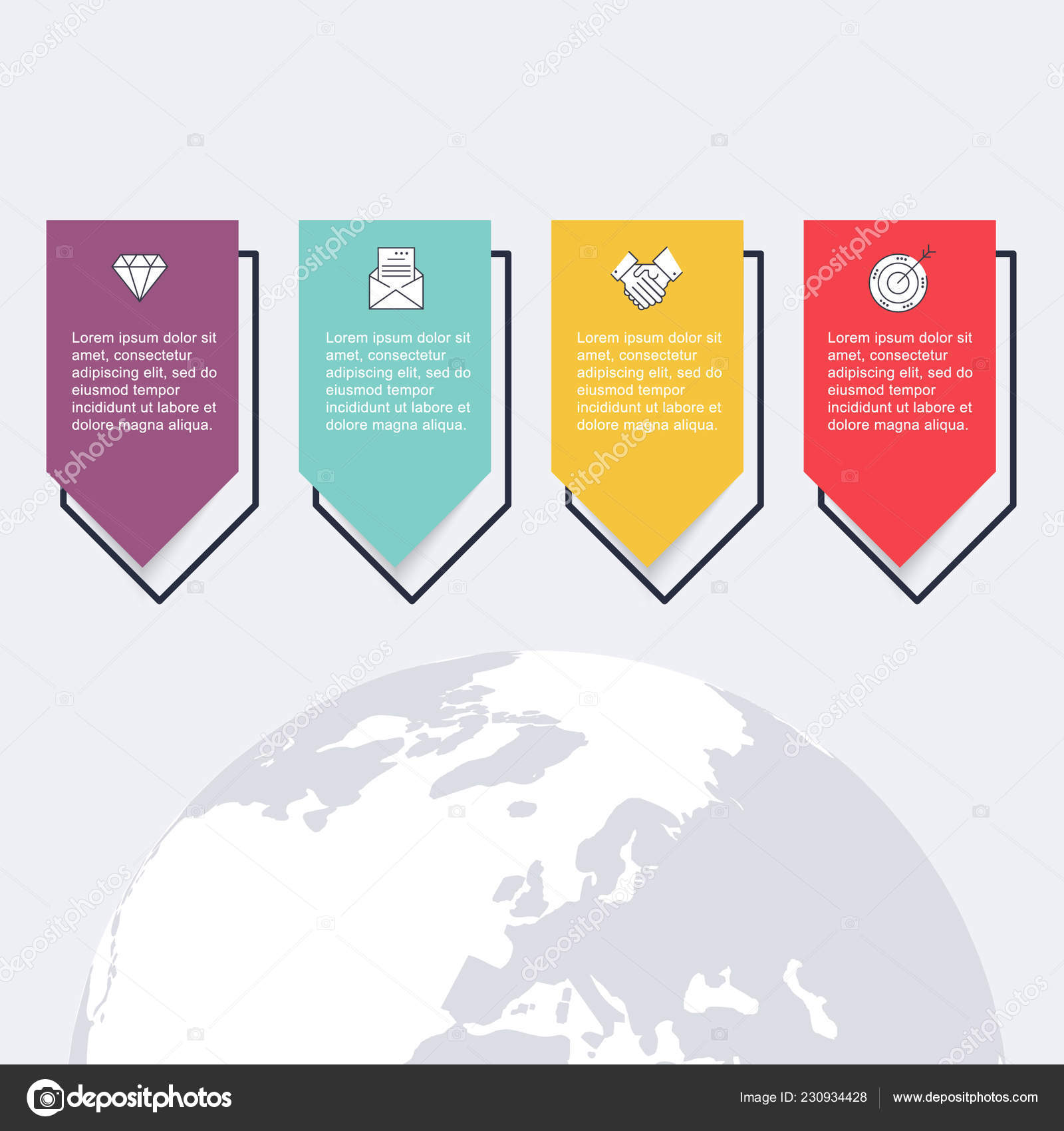 Colorful text box Stock Vector by ©Gapchuk_Olesia 230934428