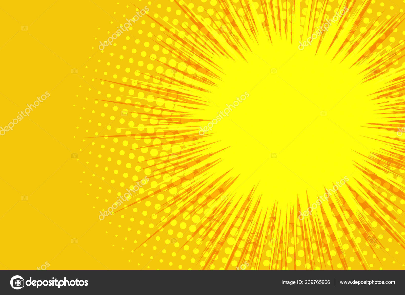 Yellow comic background Stock Vector Image by ©studiostoks #239765966