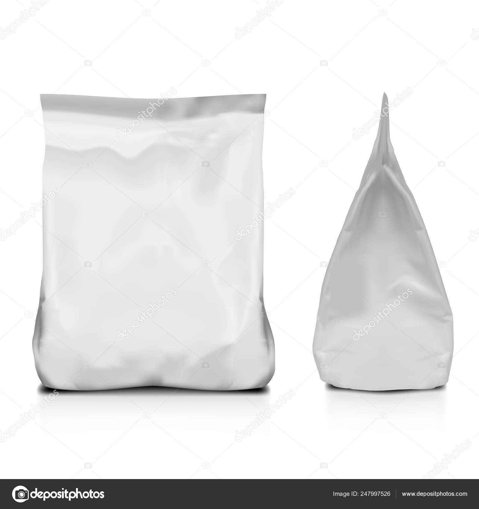 White Plastic Package. Front And Side View Stock Vector by ©prahprah ...