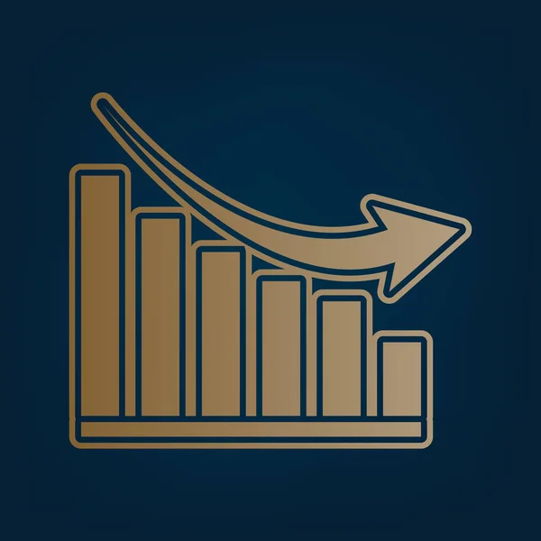 732 Declining graph Vector Images | Depositphotos