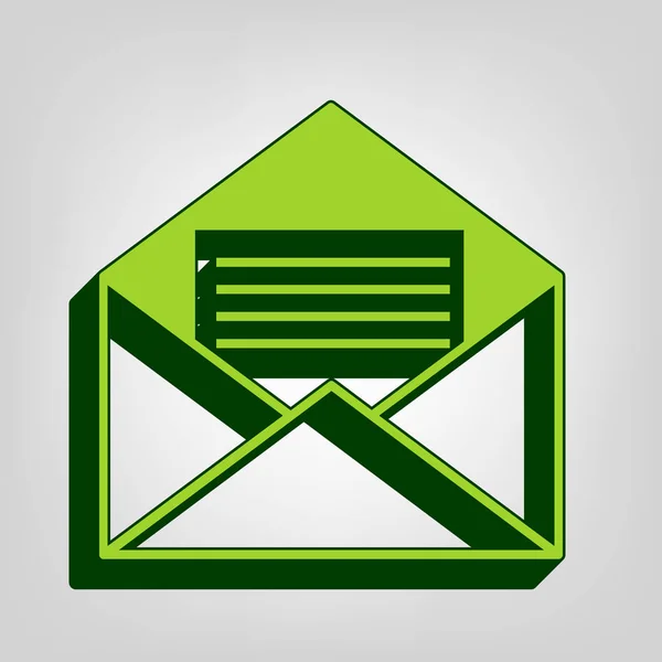 100,000 Icono de correo verde Vector Images | Depositphotos