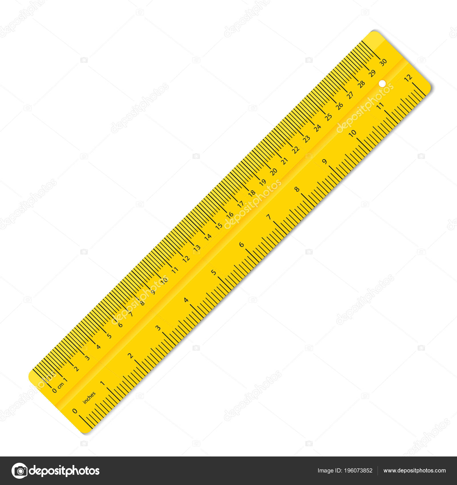 Creative vector illustration of realistic colorful rulers isolated on ...