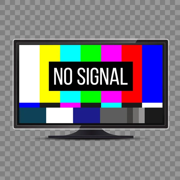 Creative Vector Illustration Signal Test Pattern Background Television ...