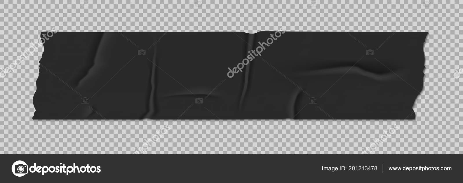 Creative vector illustration of duct insulating adhesive tape isolated ...