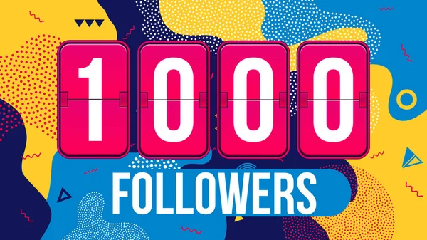 1000 followers Vector Art Stock Images | Depositphotos