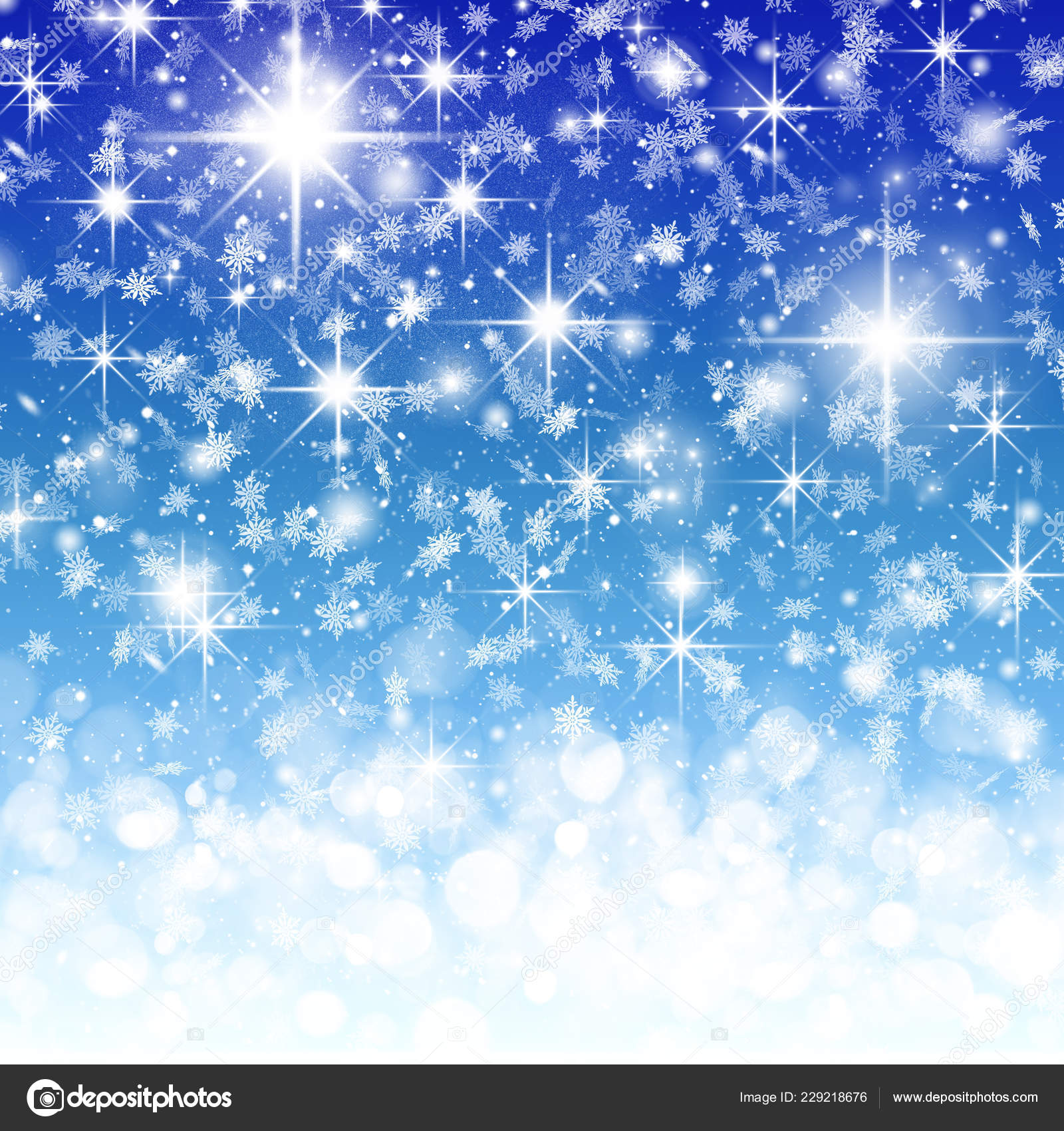 Light Blue Holiday Background