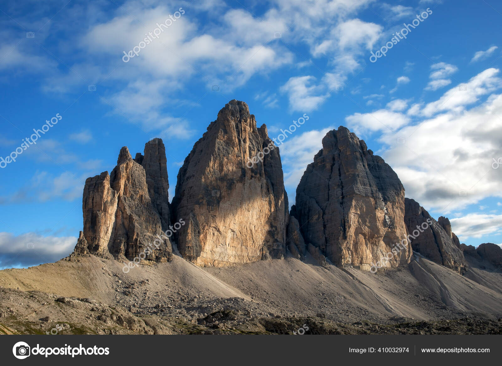 Three Peaks Lavaredo South Tyrol Symbol Dolomites True Landscape ...