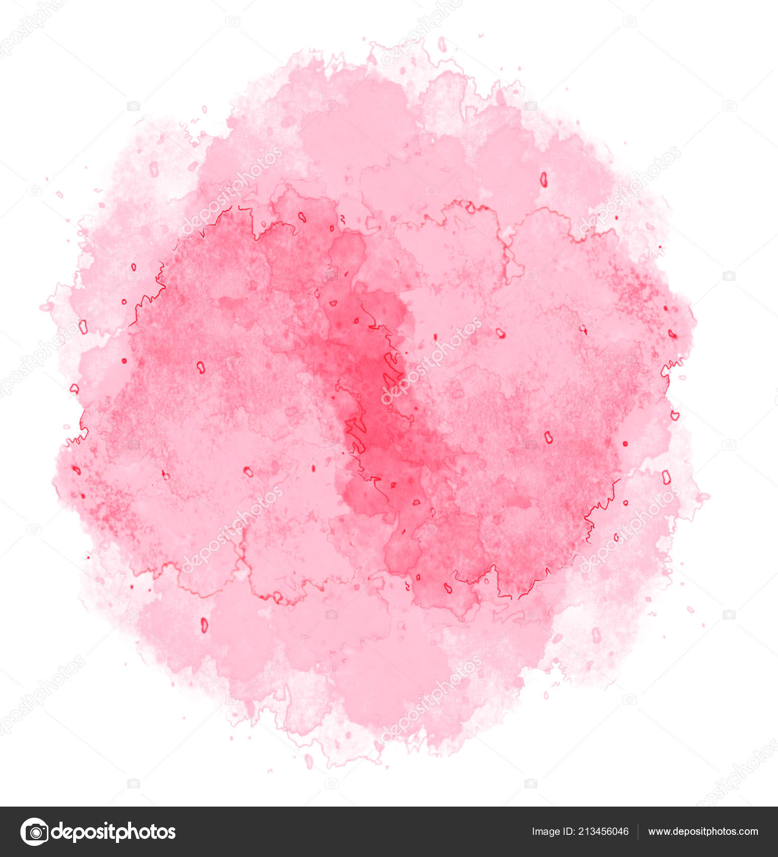 Abstract Illustration Watercolor Paint Stains Stock Illustration by ...