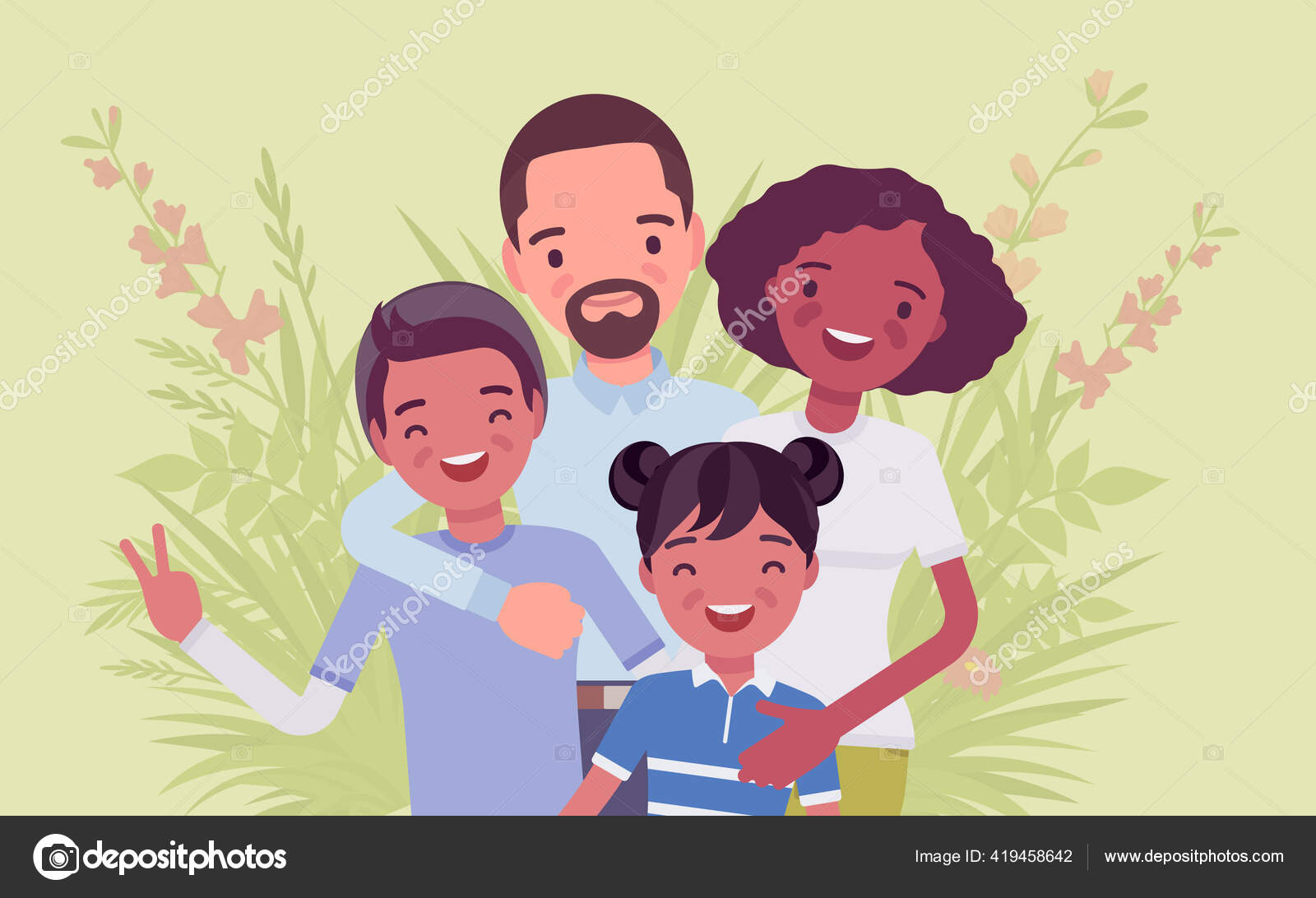 Multicultural Family Clipart Images
