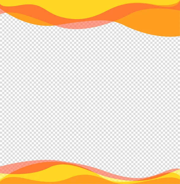 Wavy frame design element. Decor for brochure, banner, flyer. Color ...