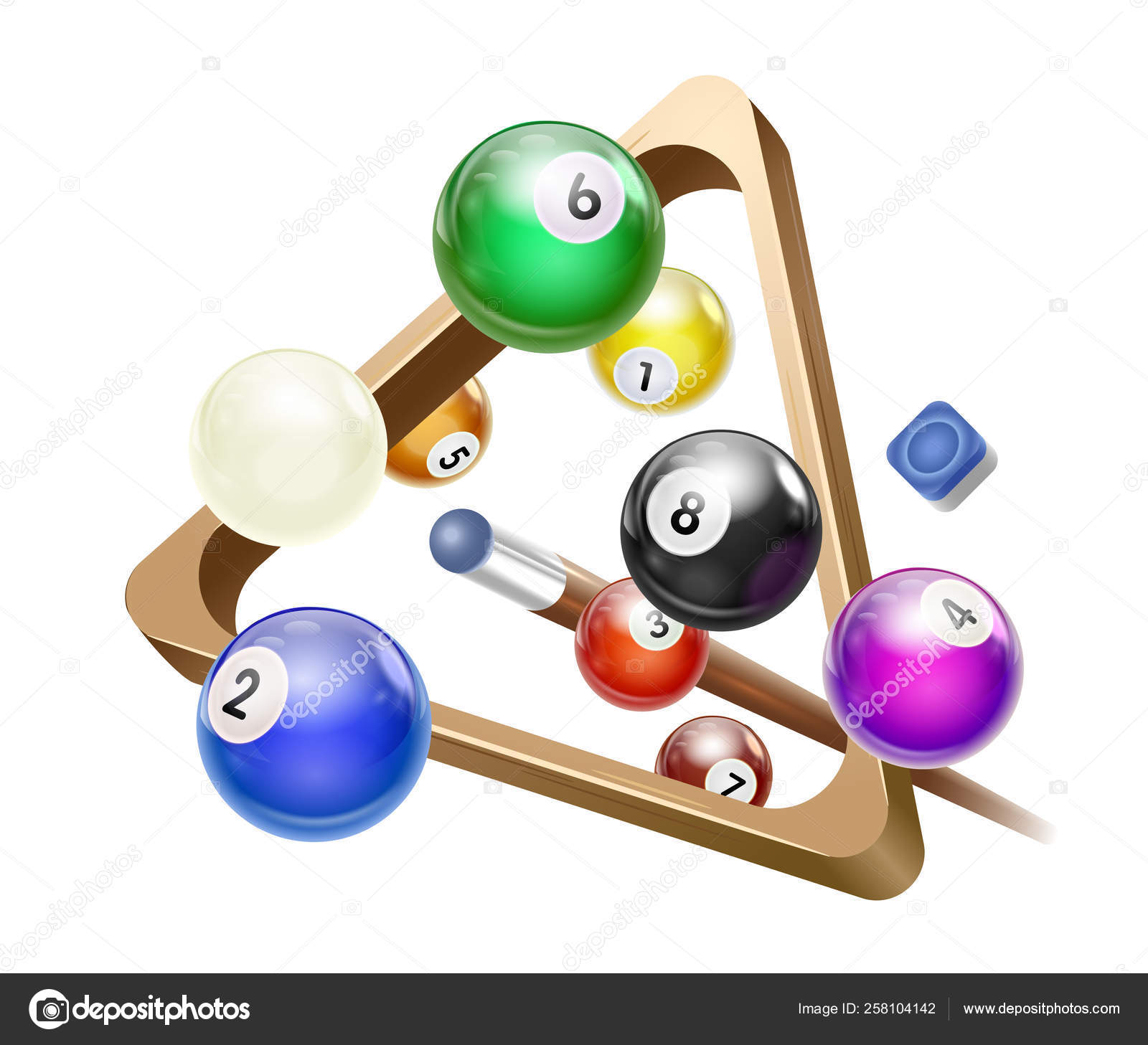 Billiards Rack Clipart