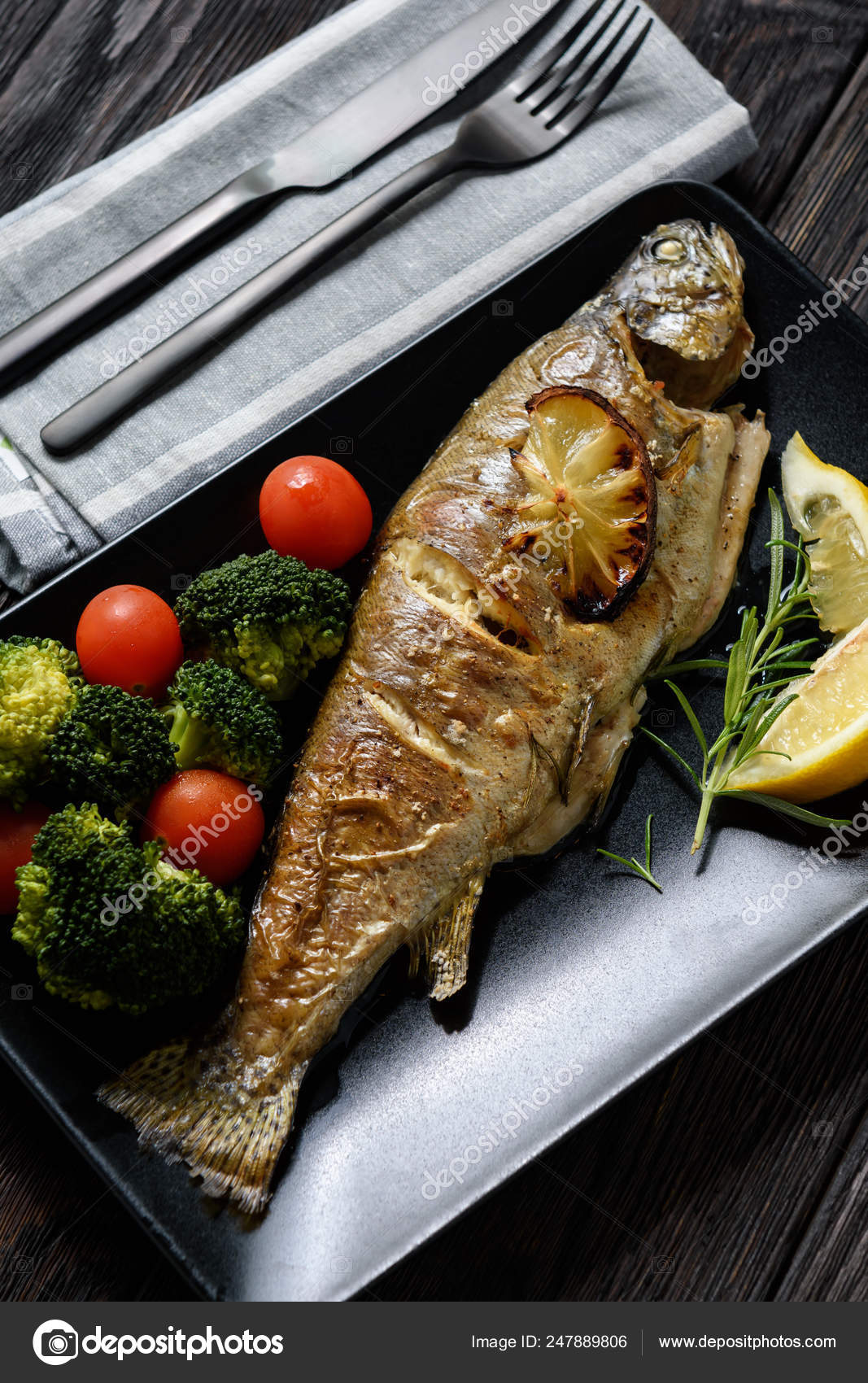 Dodorado Fish Roasted Oven Tomatoes Broccoli Rado Fish Roasted Oven ...