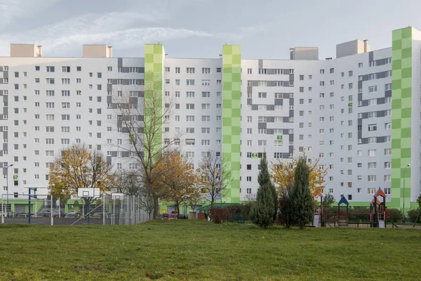 Postmodern Housing Estate Large Slab Europe Stock Photo by ©radoslaw ...