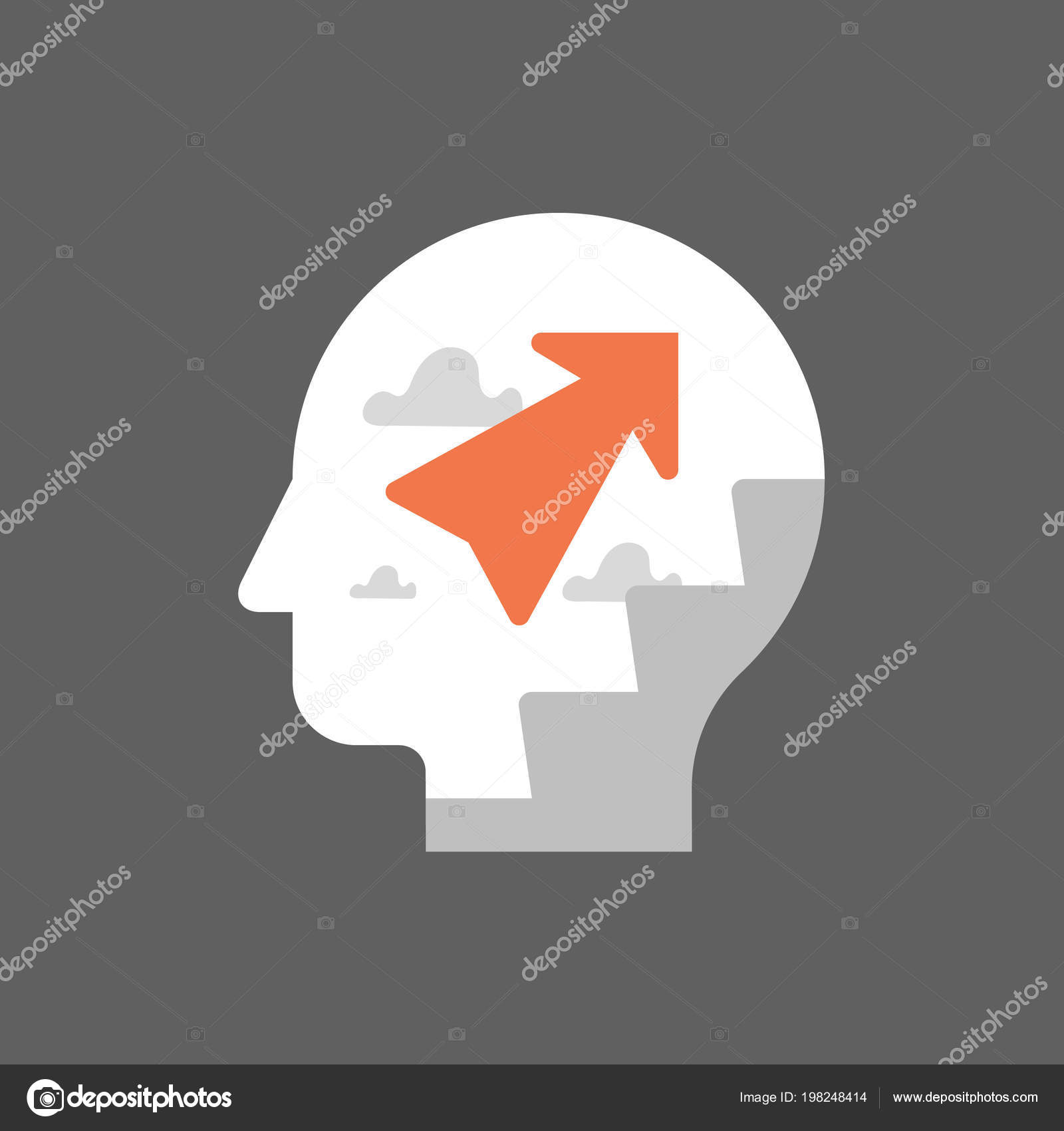 Personal development strategy, self growth concept, potential, career ...