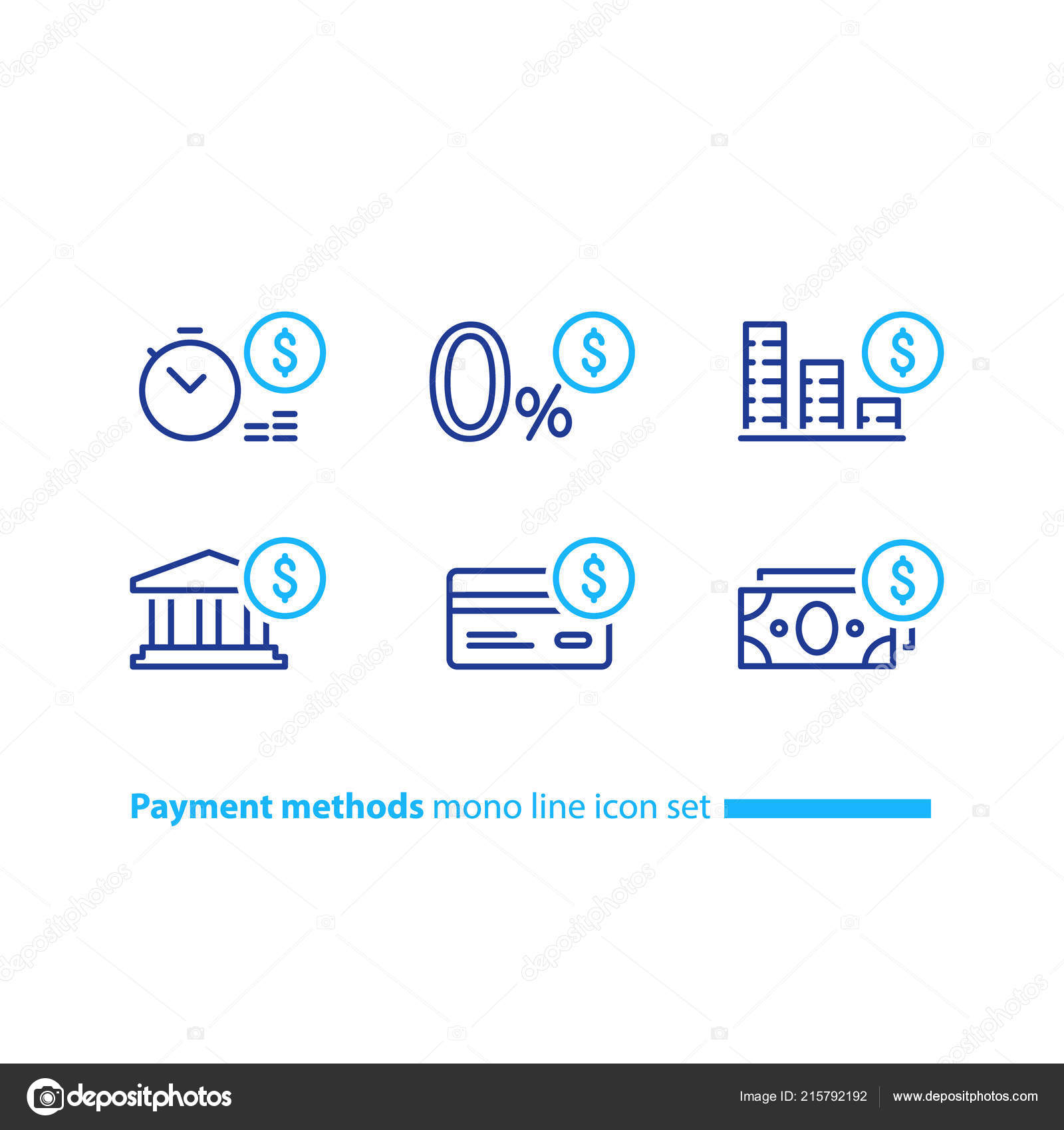 Buy in credit concept, payment installment plan, zero fee offer, line ...