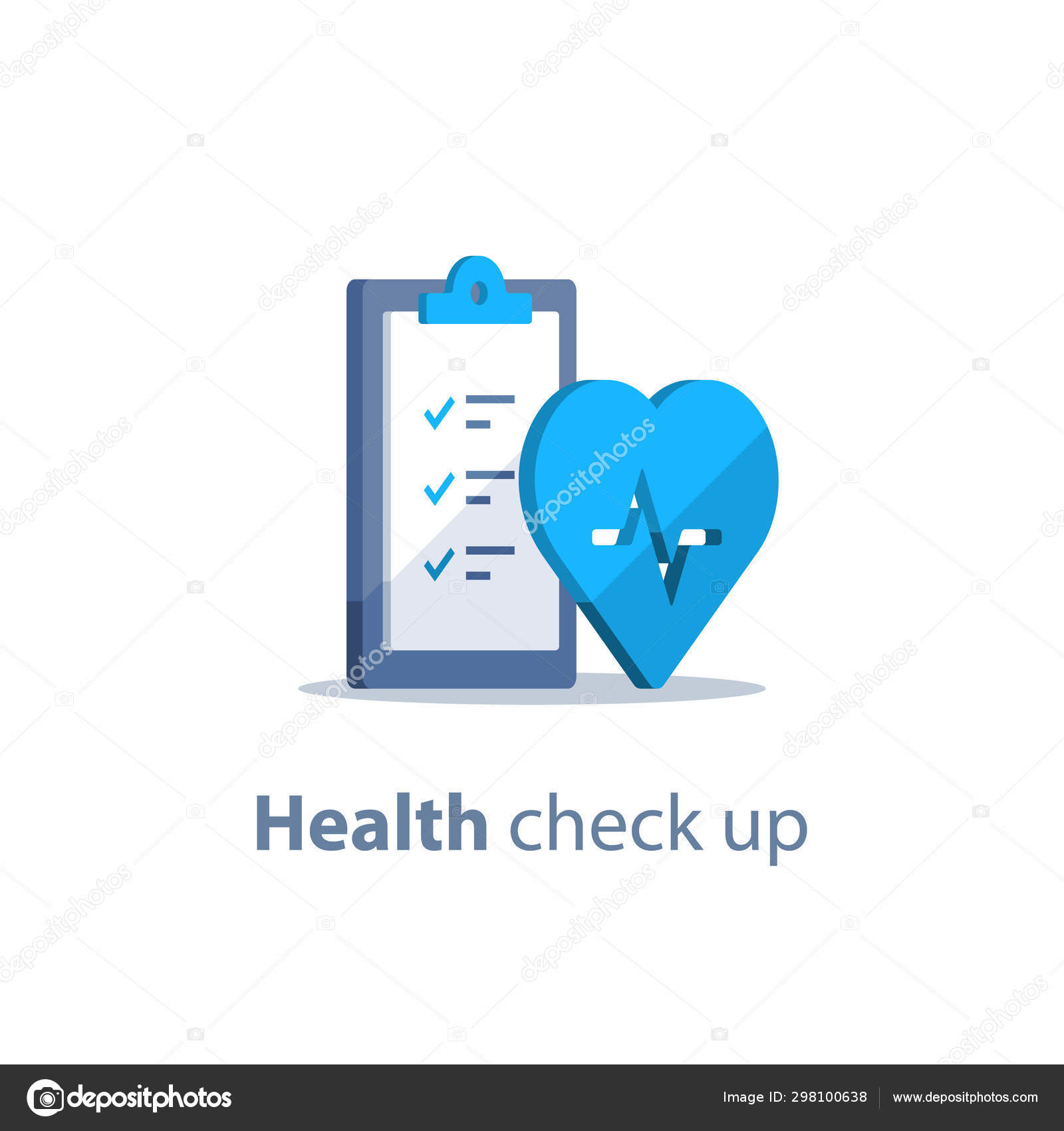 Heart diagnostic, health check up, electrocardiography service, medical ...