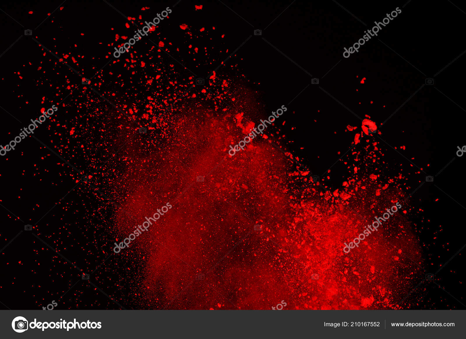 Exploding Red Background