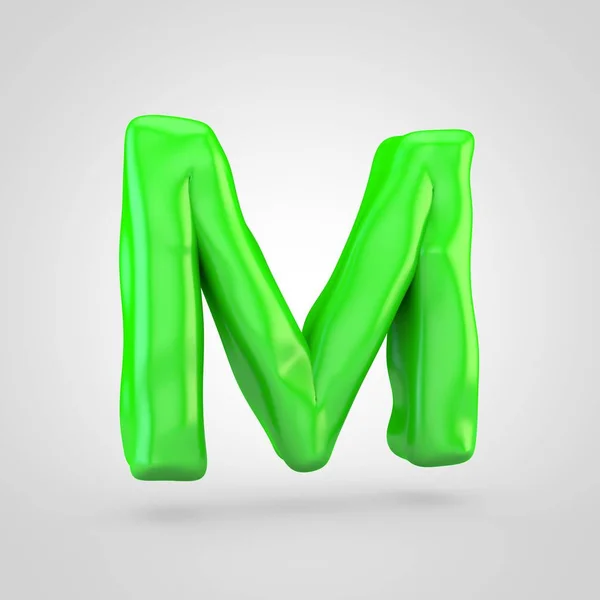 Rainbow Letter Lowercase Render Glossy Font Isolated White Background ...