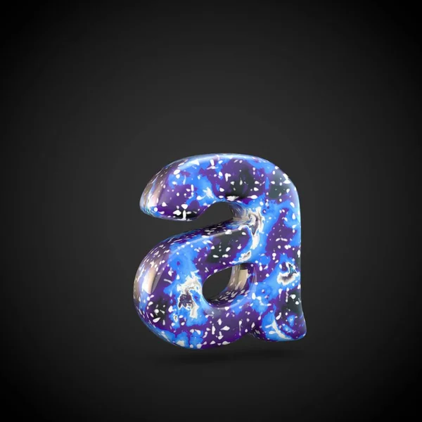 Acrylic Pouring Letter Uppercase Render Font Isolated Black Background ...