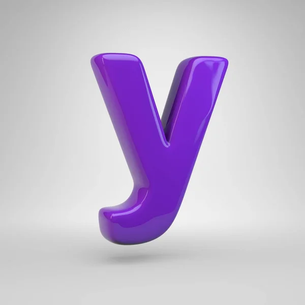 The Letter Y In Purple