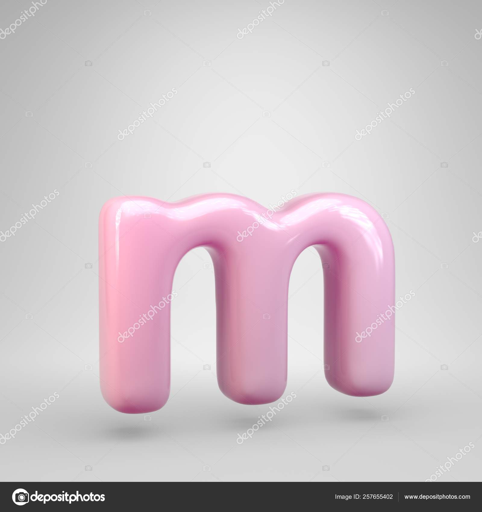 Bubble Letters Lowercase M