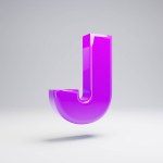 3d purple letter J Stock Photo by ©kchungtw 129757690