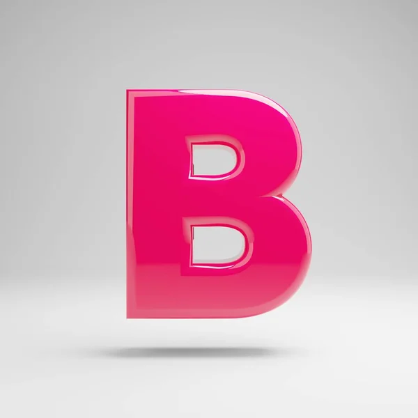Lowercase pink letter B — Stock Photo © whitebarbie #164849564