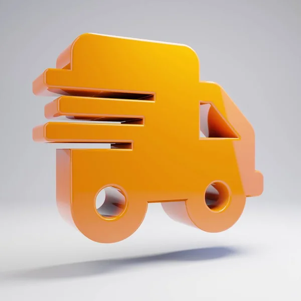 Orange icon of truck Stock Photos, Royalty Free Orange icon of truck ...