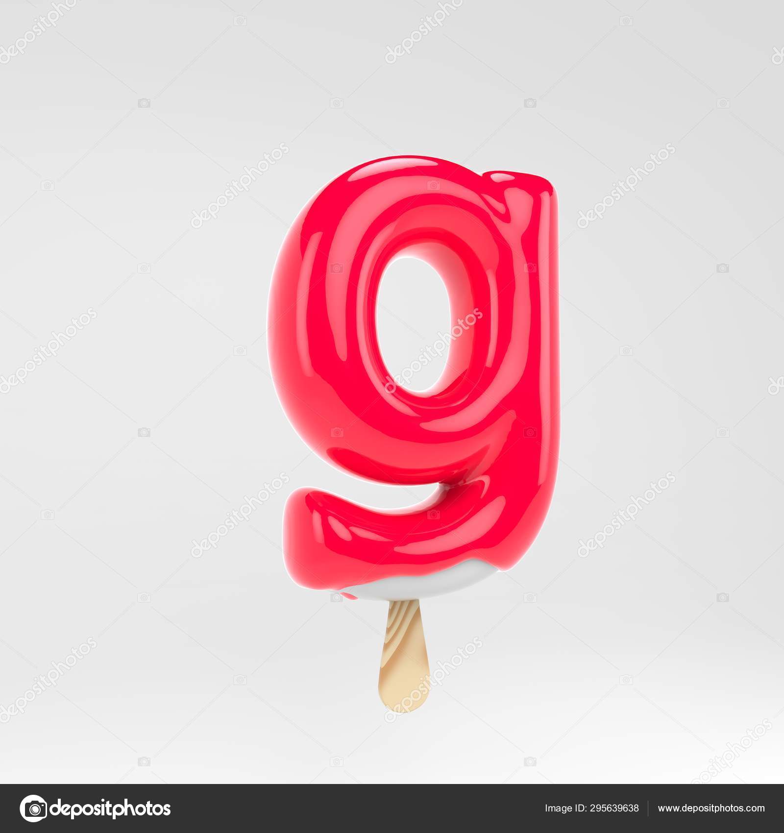 3d Letter Lowercase G