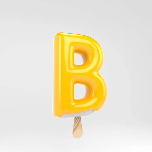 Ice cream letter D lowercase. Pistachio popsicle font with hot ...