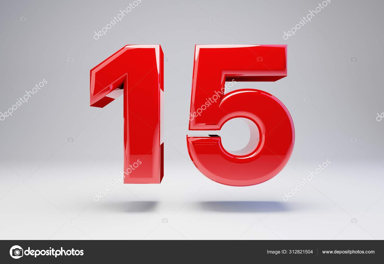Number 15 isolated on white background Stock Photo by ©whitebarbie ...