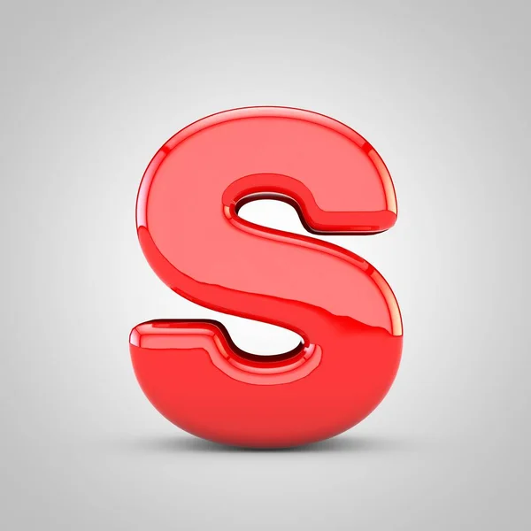 Letra roja mayúscula S — Foto de stock #164859848 © whitebarbie