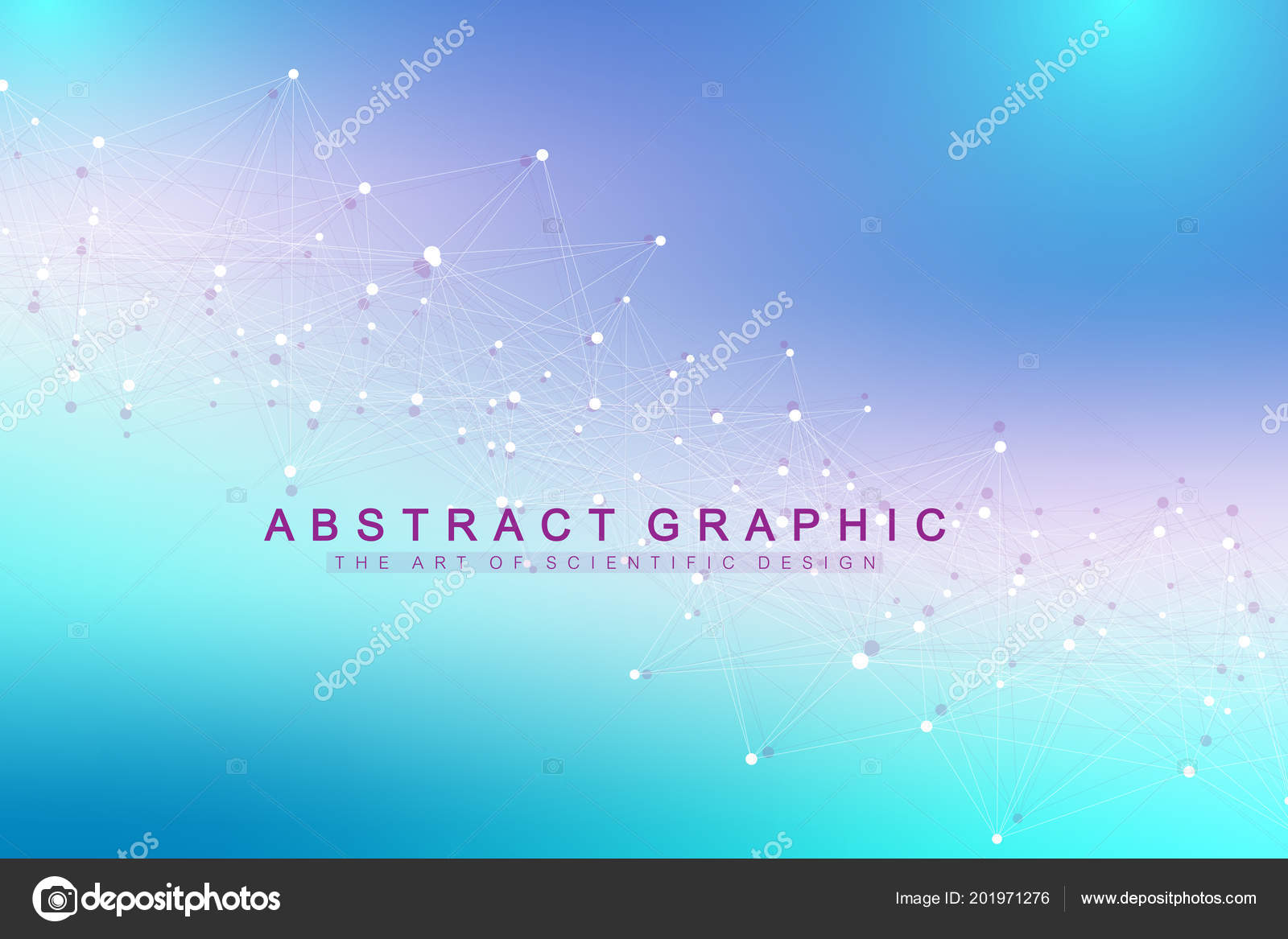 Big data visualization. Graphic abstract background communication ...