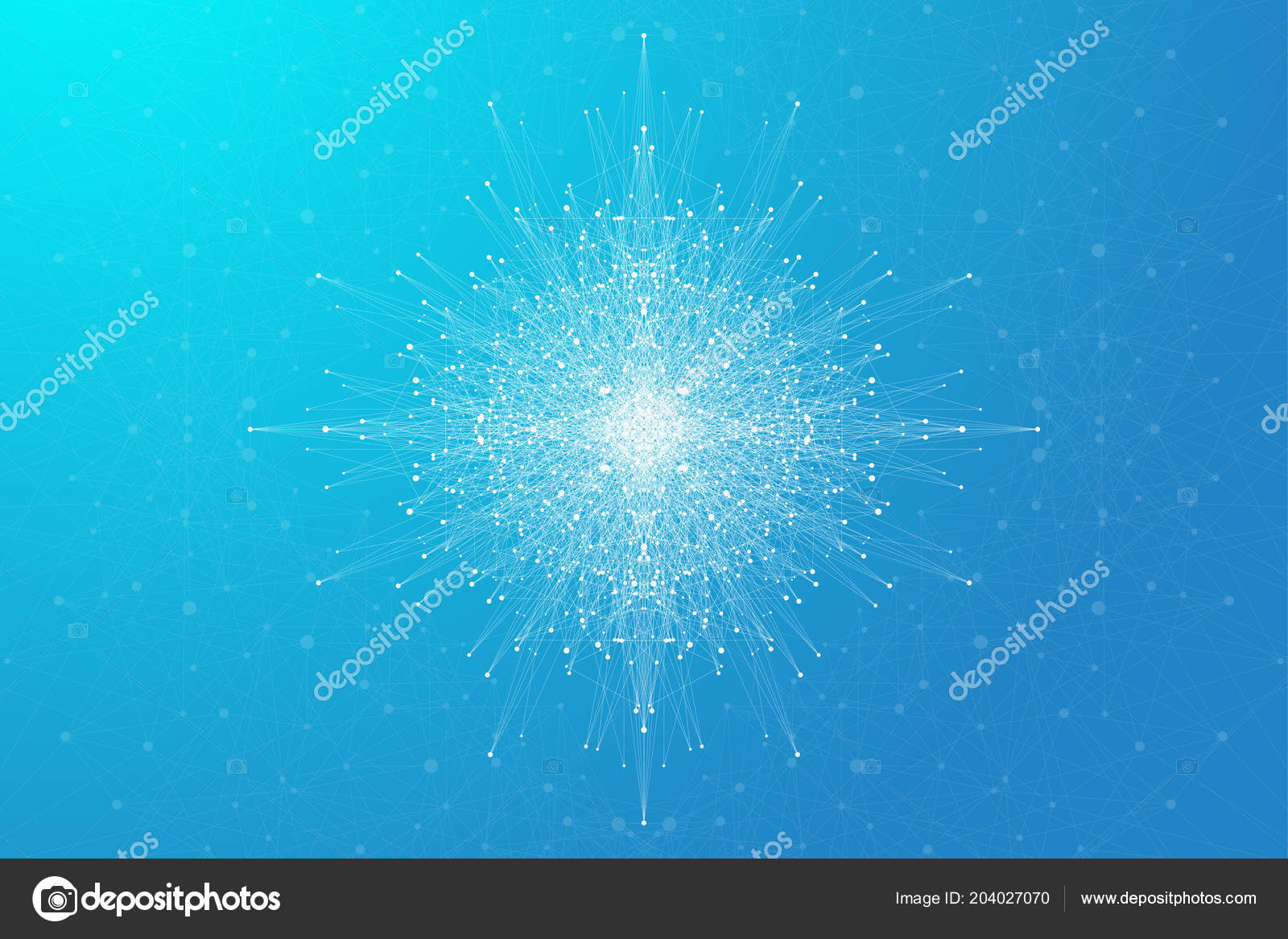 Big data visualization. Graphic abstract background communication ...