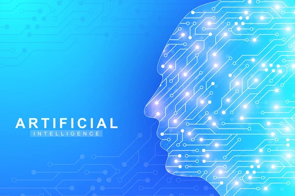 Artificial Intelligence Logo. Artificial Intelligence and Machine Learning Concept. Vector ...